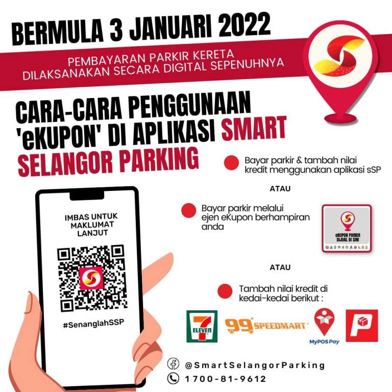 Parking Payment In Selangor to Go Digital Starting 2022 – Smart Selangor